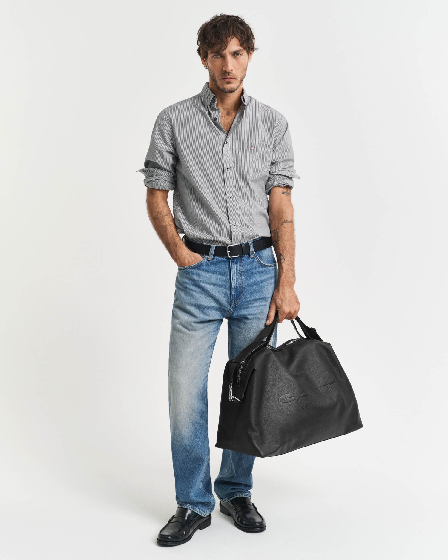 Bolso de piel sin estructura - GANT