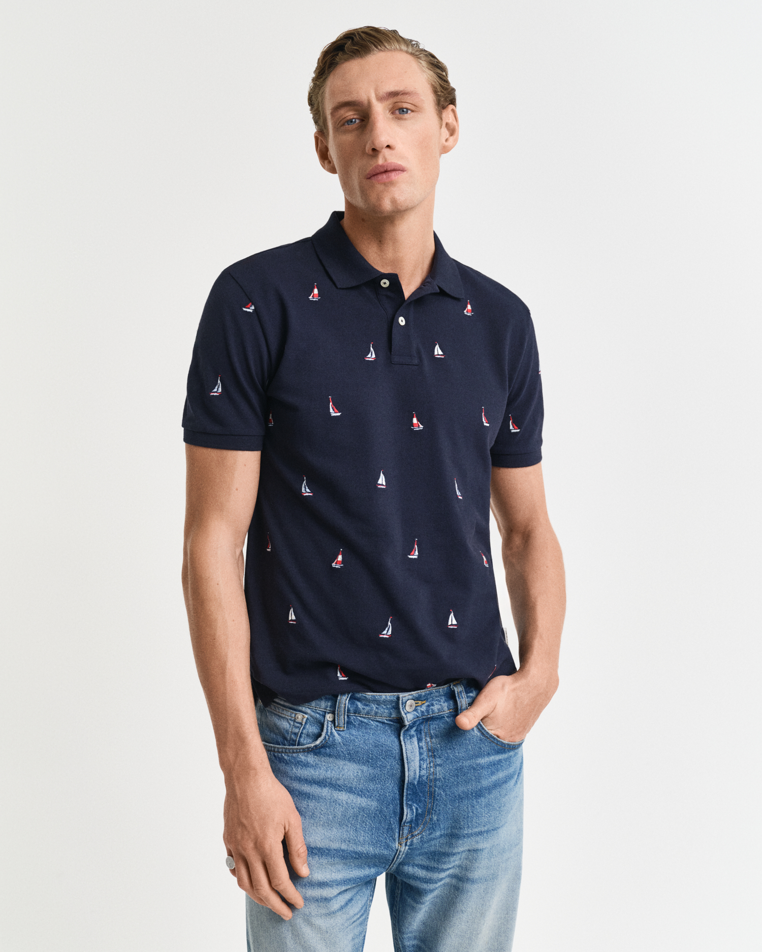 Polo Boat Graphic bordado - GANT